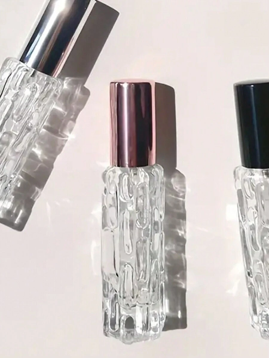 Glass Perfume Spray Bottle With Rose Gold Sprayer, Press-type Fragrance ...