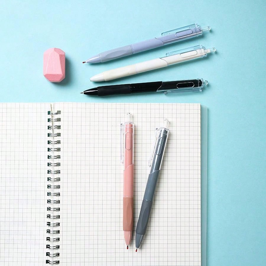 10 Multicolour pens,Press neutral pen, Black ink, Morandi Color ...