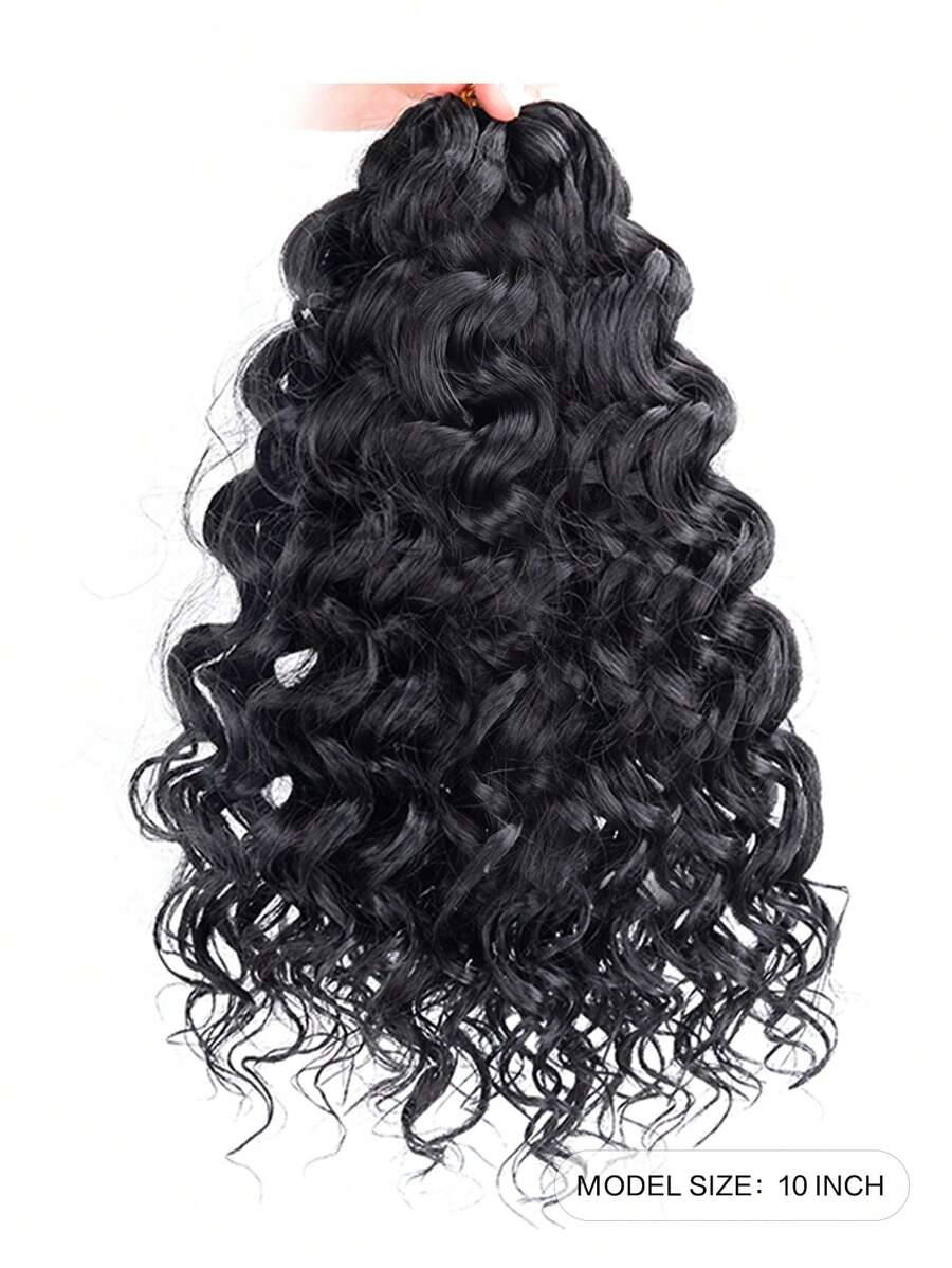 10 Inch GoGo Curl Crochet Hair Deep Wave Ocean Wave Crochet Braids Hair ...