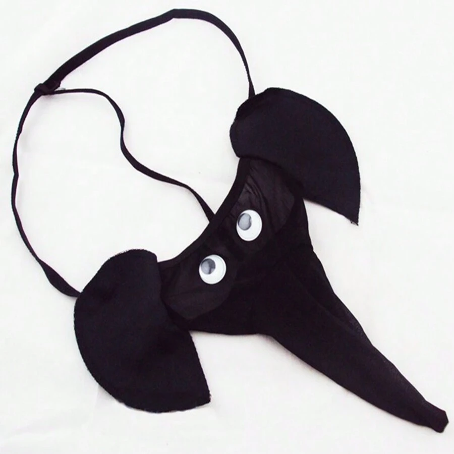 1pc Sexy Men's Underwear Elephant G-string Cartoon Characters Role Play ...
