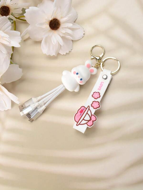 1pc Cute Cartoon Character Keychain Suitable For Women's Daily Use ...