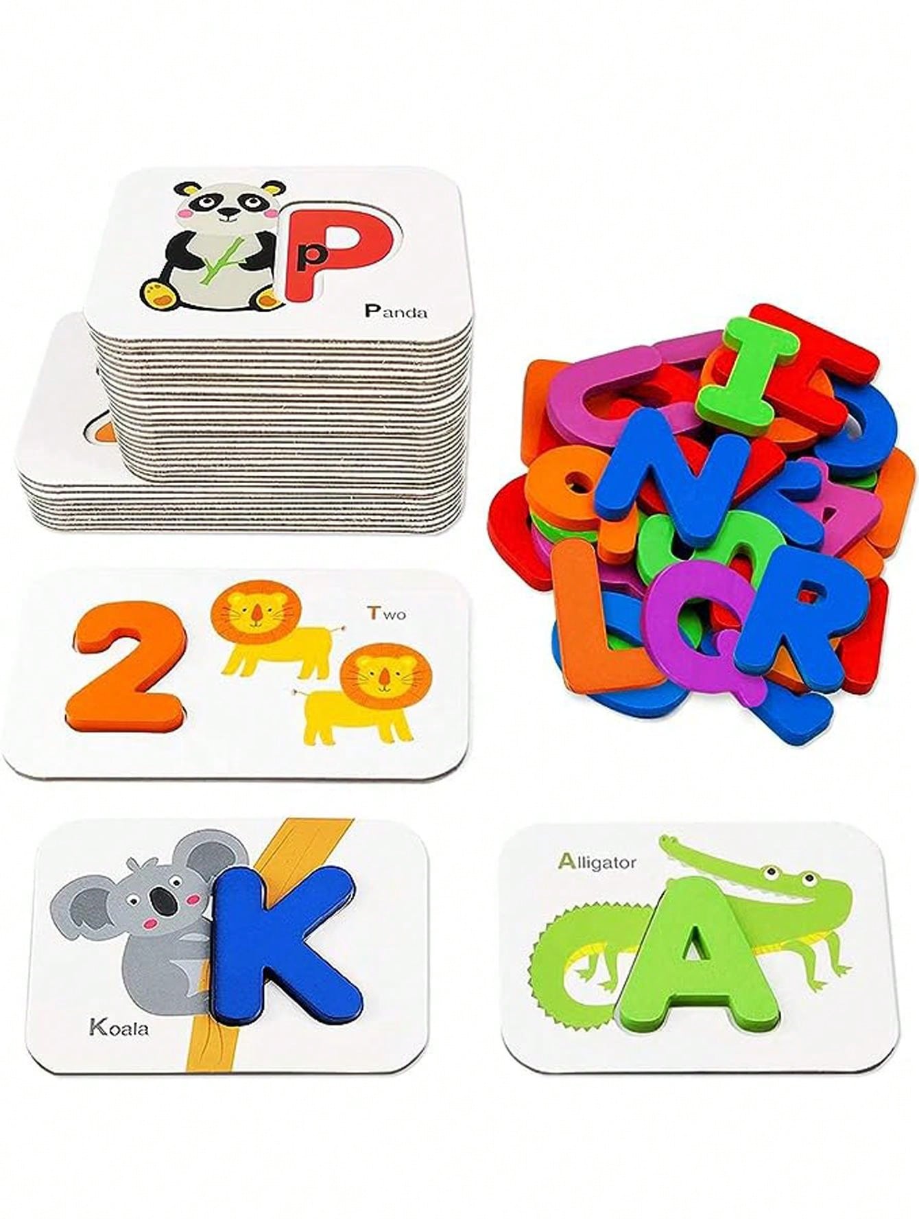 [Learning Alphabet And Numbers]Alphabet Matching Flashcards Set ...