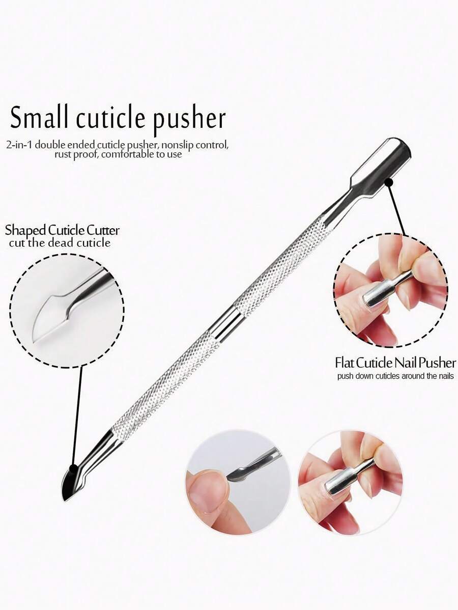 4pcs Cuticle Pusher Nail Polish Cuticle Remover Nail Cuticle Pusher ...
