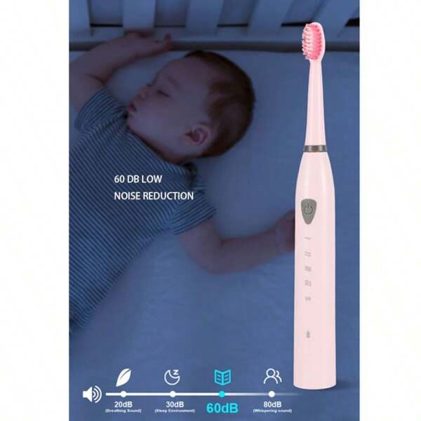 Sonic Ultra-fine Soft Bristle Electric Toothbrush | SHEIN USA