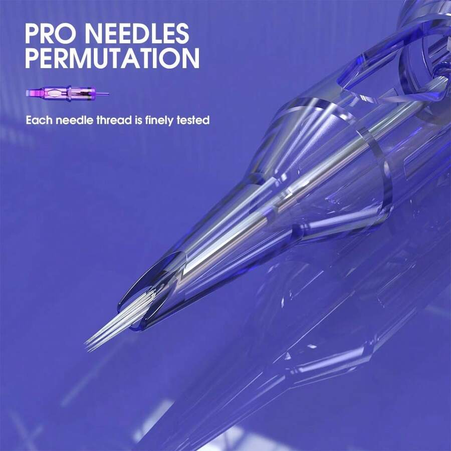 Mast Pro Tattoo Cartridges 20Pcs Disposable Needles Round Shader ...