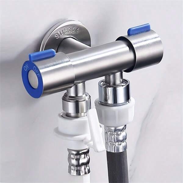 Faucet External Water Splitter One In Two Out Three Way Dual Control ...