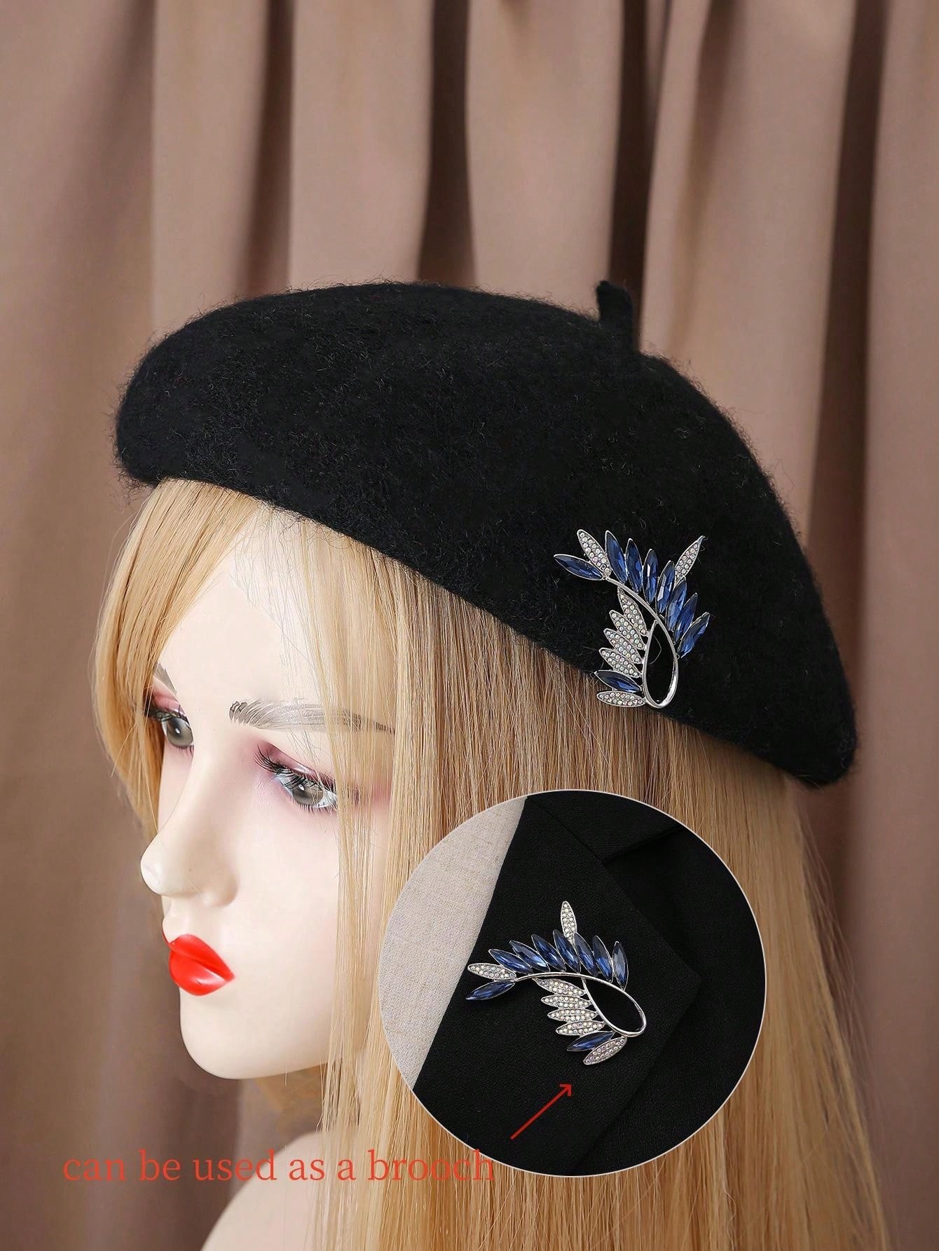 Beaded Jewel Embellished Beret | SHEIN USA