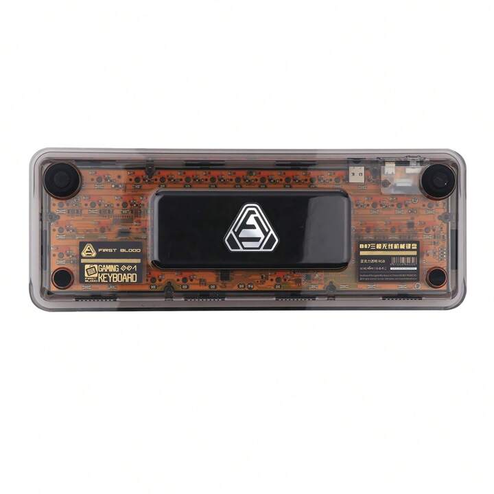 AJAZZ 65% Clear Crystal Acrylic Keyboard with Spacer Bracket | ASA ...