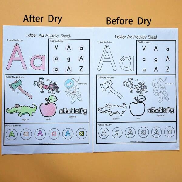 Alphabet Worksheets 26 Letters From-A-to-Z Practice Paper Preschool ...