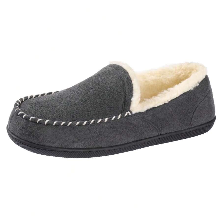 ULTRAIDEAS Women's Moccasin Slippers with Memory Foam, Ladies Warm ...