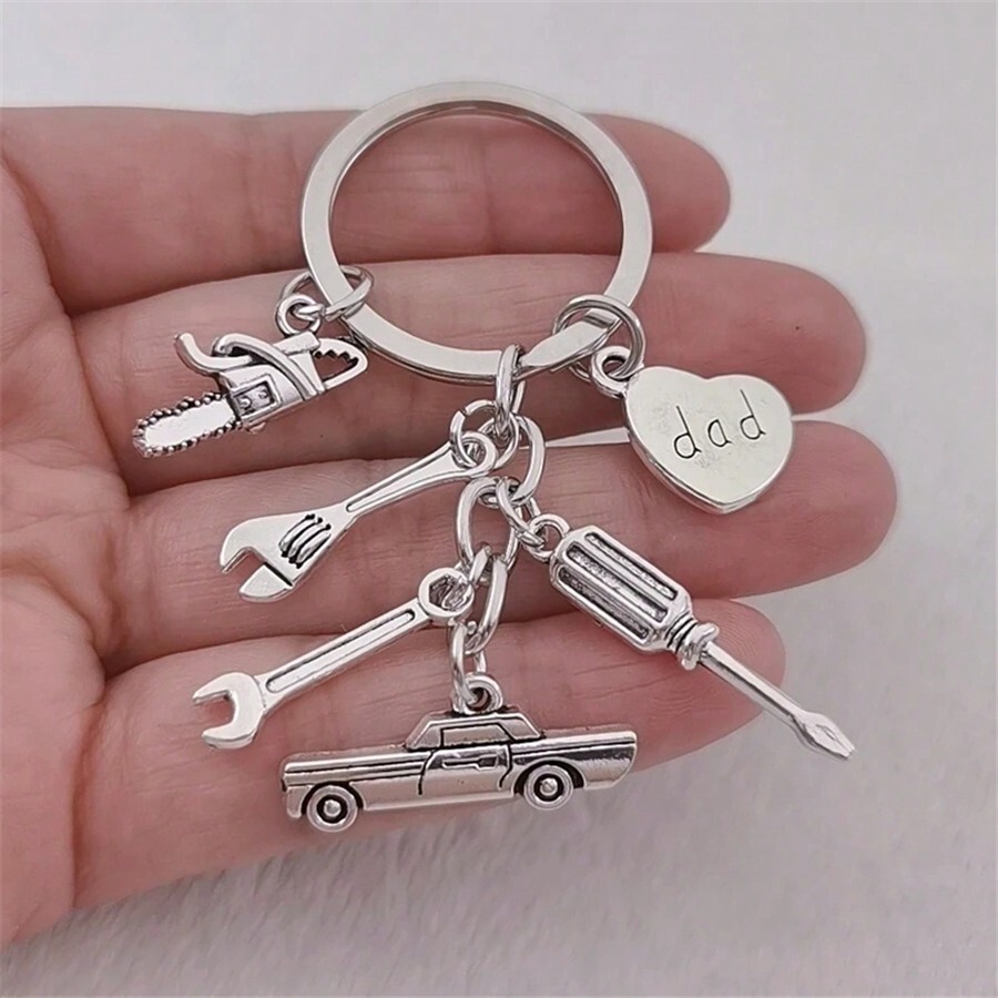 Street Handmade Dad Keychain Father's Day Gifts Car Lover Tools Dad ...