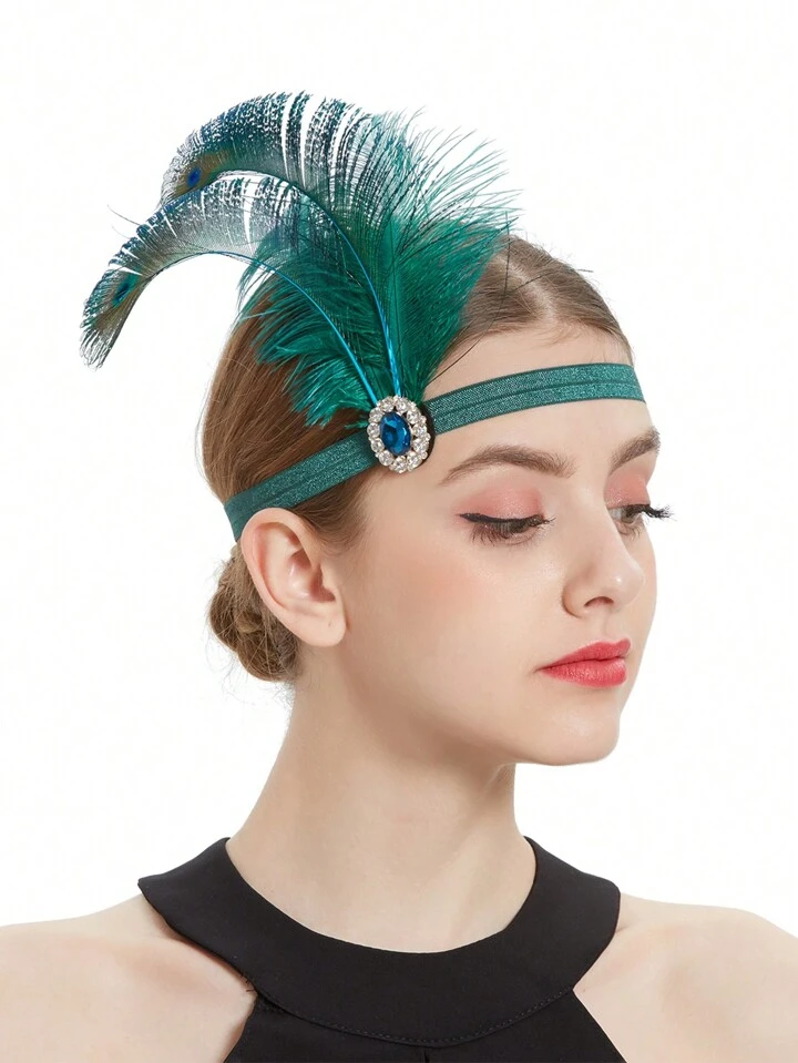 Diy 20s Feather Headband