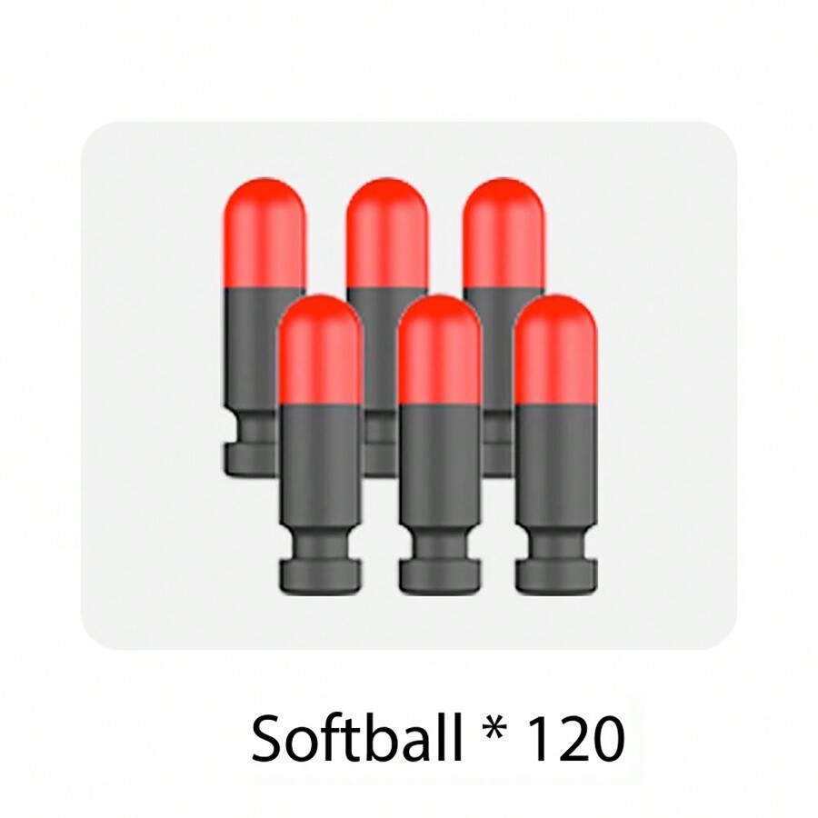 120pcs Revolver Bullets For Double Action Revolver, Nylon Metal Replica ...