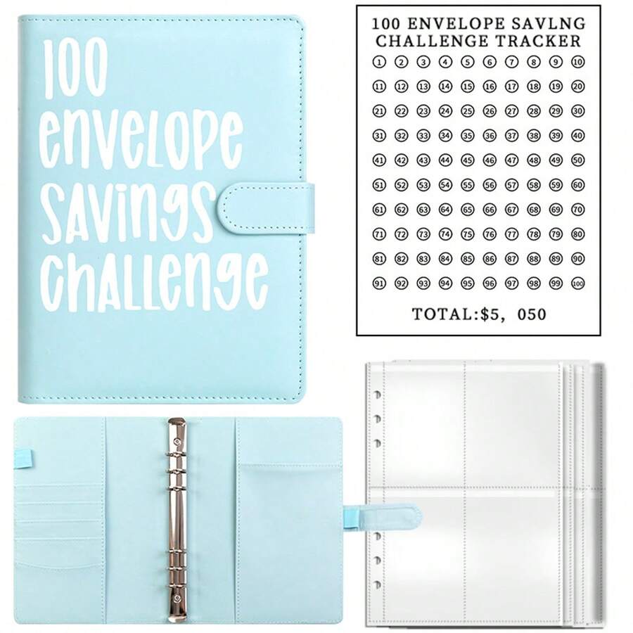 100 Envelopes Money Saving Challenge , Budget Planner Savings Challenge ...