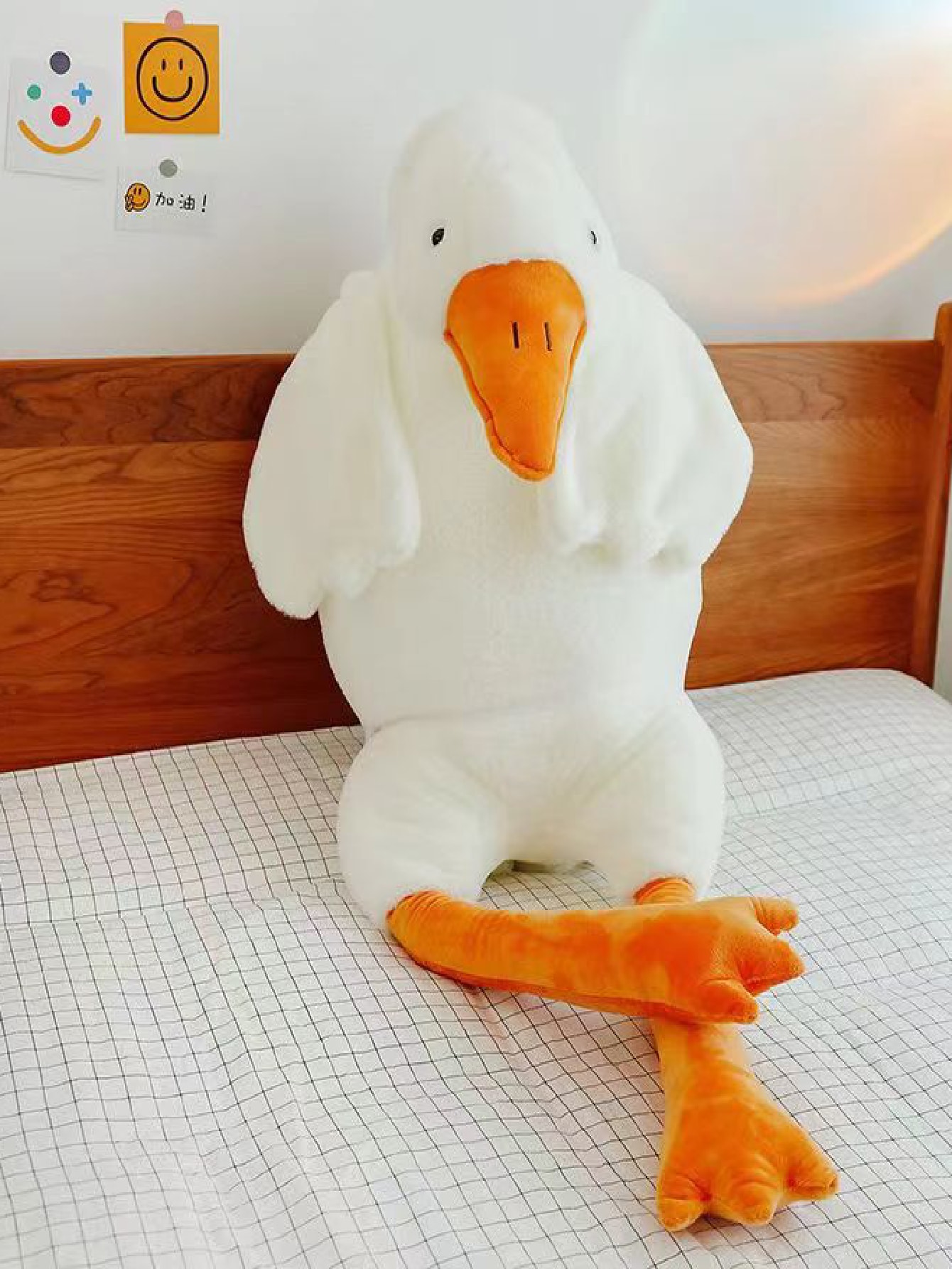 Goose Plush Stuffed Animal Cute Duck Plush Toy, Goose Plush Soft Swan ...