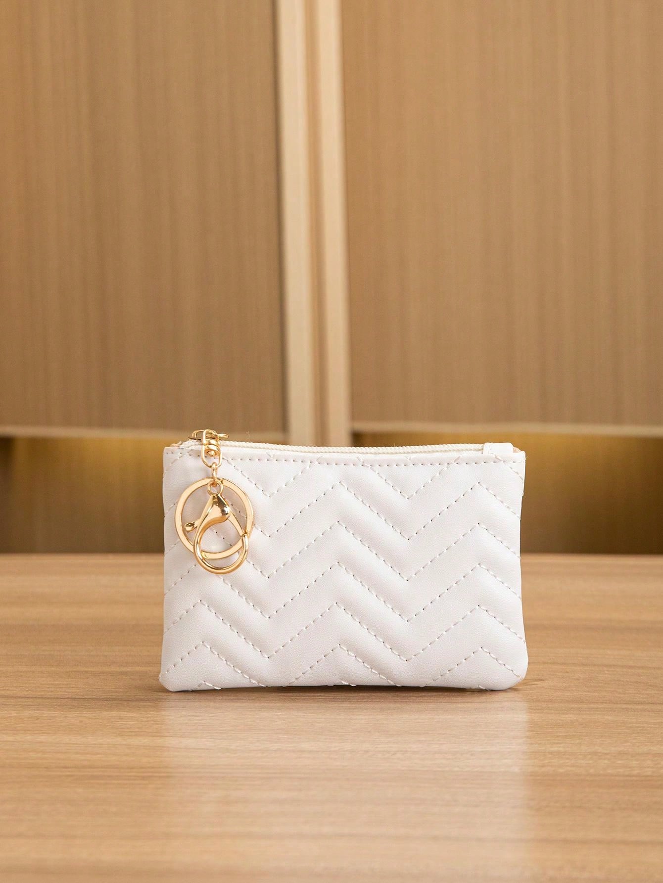 Monedero sencillo y universal informal con cierre a presión para mujer ...