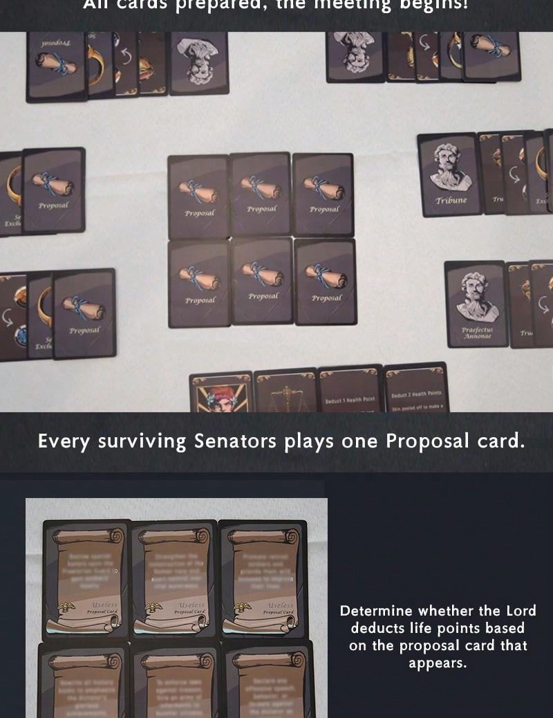 Dictator Game: Rome Tyrant, Strategy Board Game, 5 to 10 Players, 15 ...