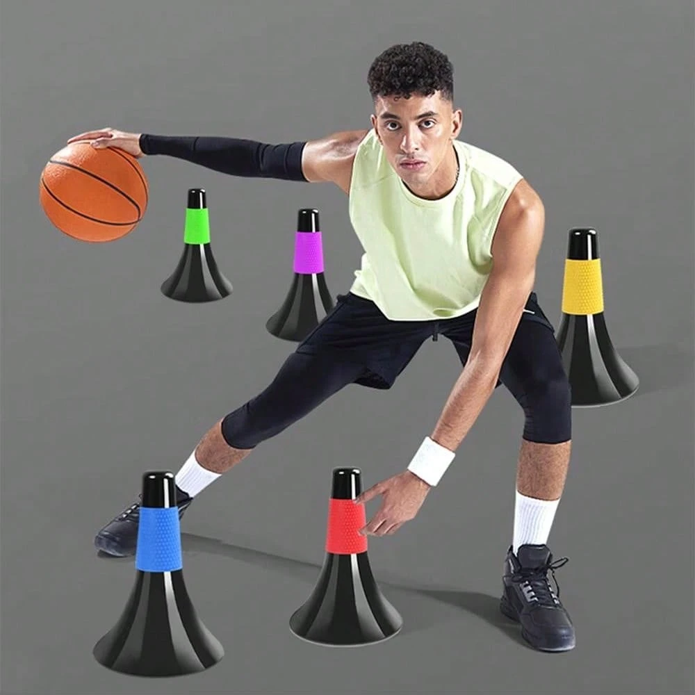 Basketball Training Equipment Set Including Marker Cones, Ball Control ...