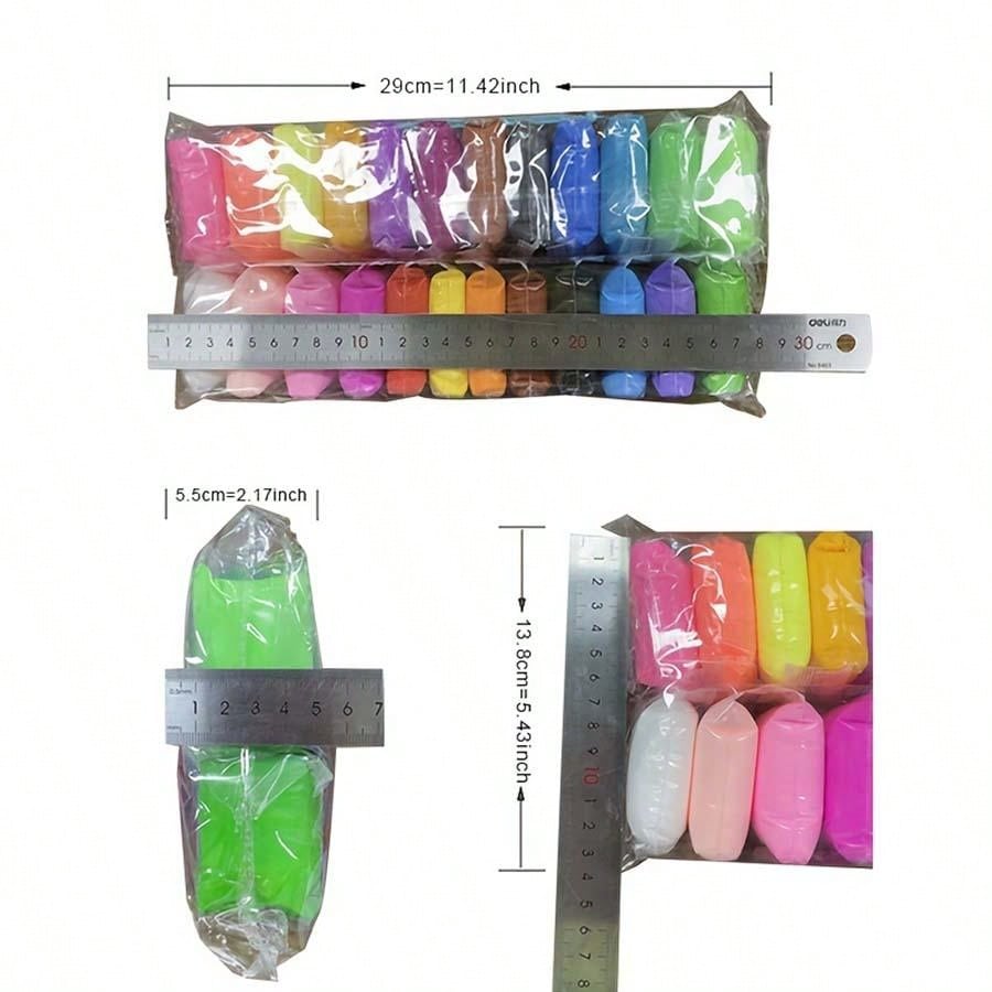 24 Colors Air-dry Modeling Clay Set With Tools, Super Light Diy ...