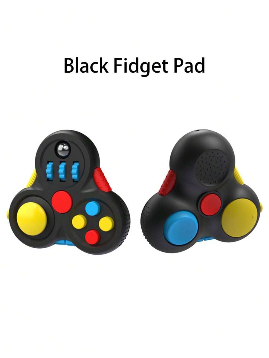 Stress Relief Fidget Pad Cube Controller With Pressing Buttons ...