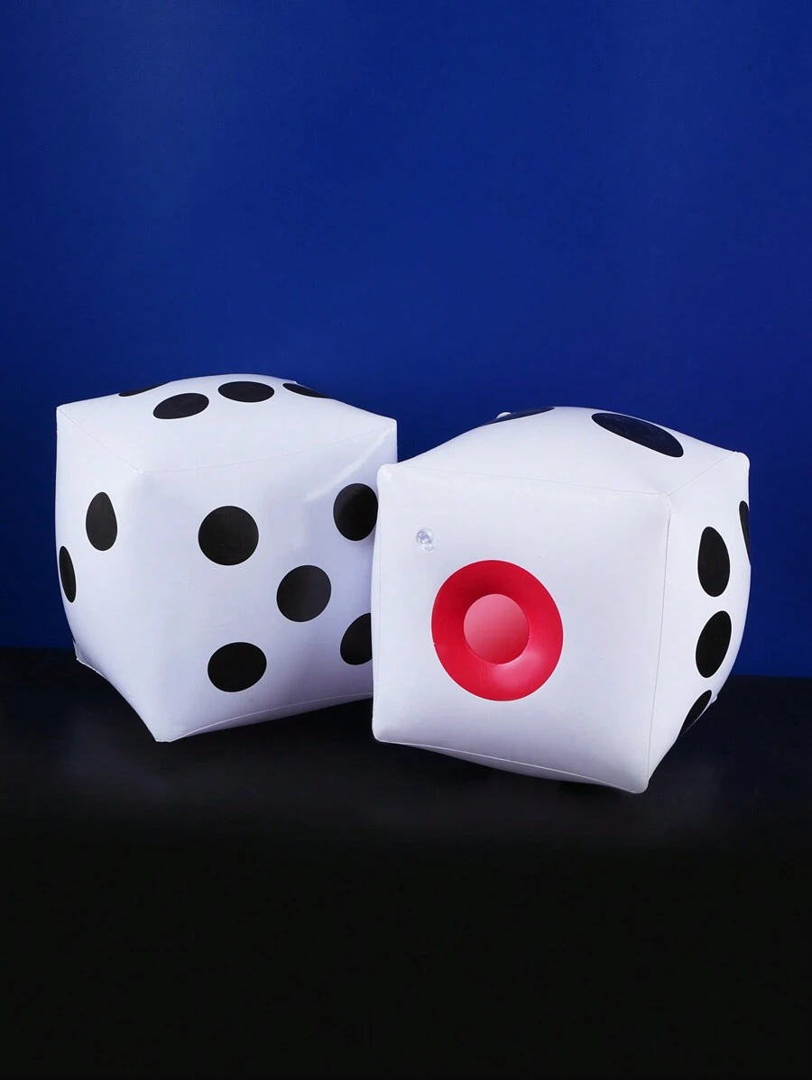 1 stuk Groot Opblaasbaar Dobbelsteen Voor Spellen Concurrentie , PVC ...