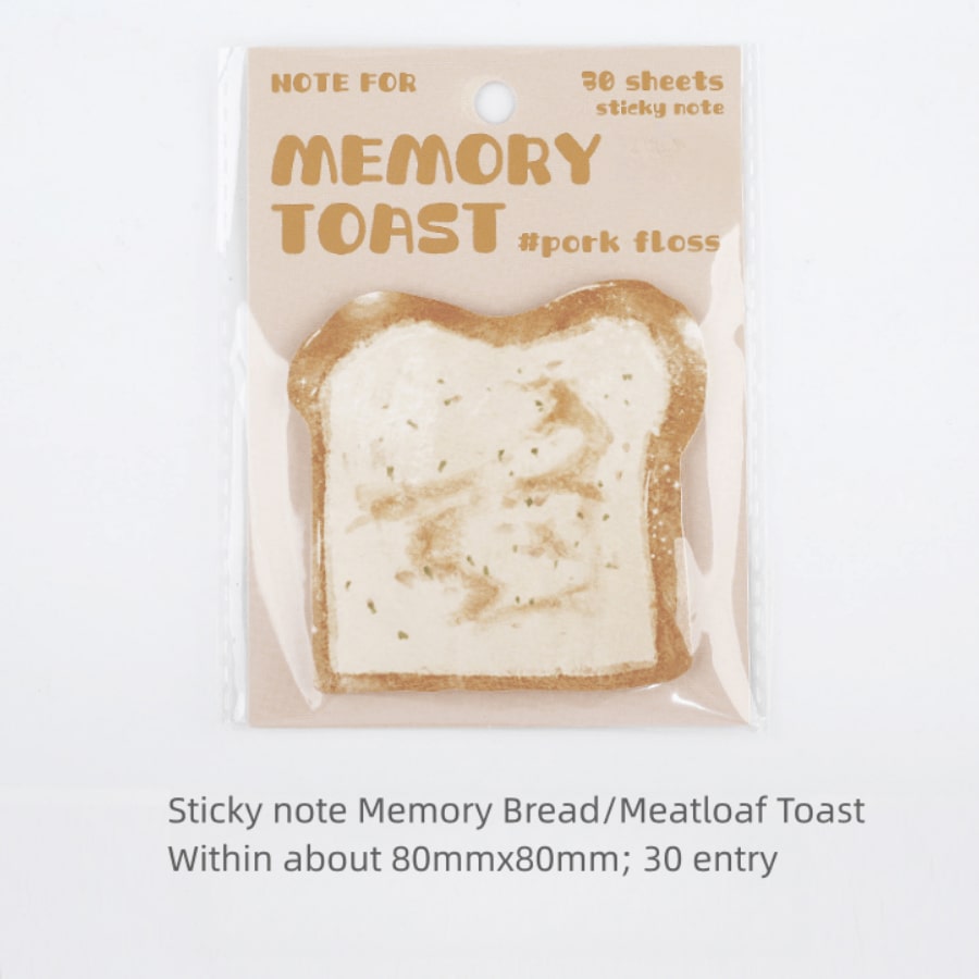 Pork Floss Toast Pattern Sticky Notes | SHEIN USA