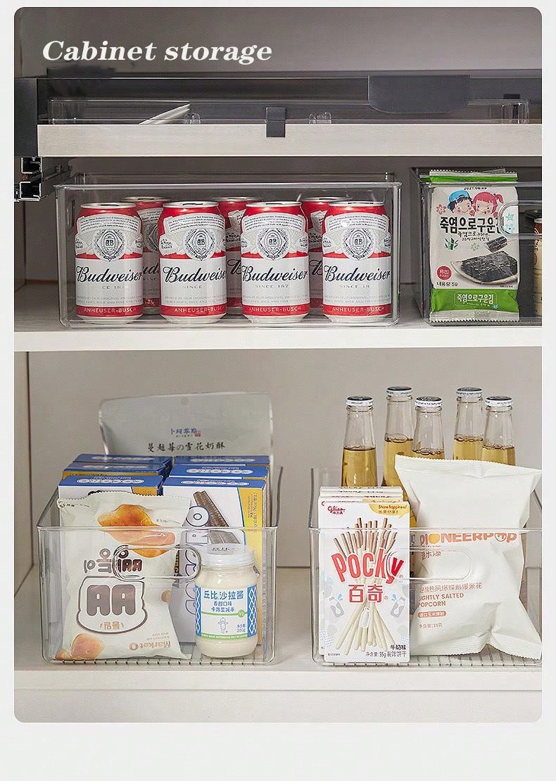 1pc Rectangular Refrigerator Food Storage Box, Dining Table Storage Box ...