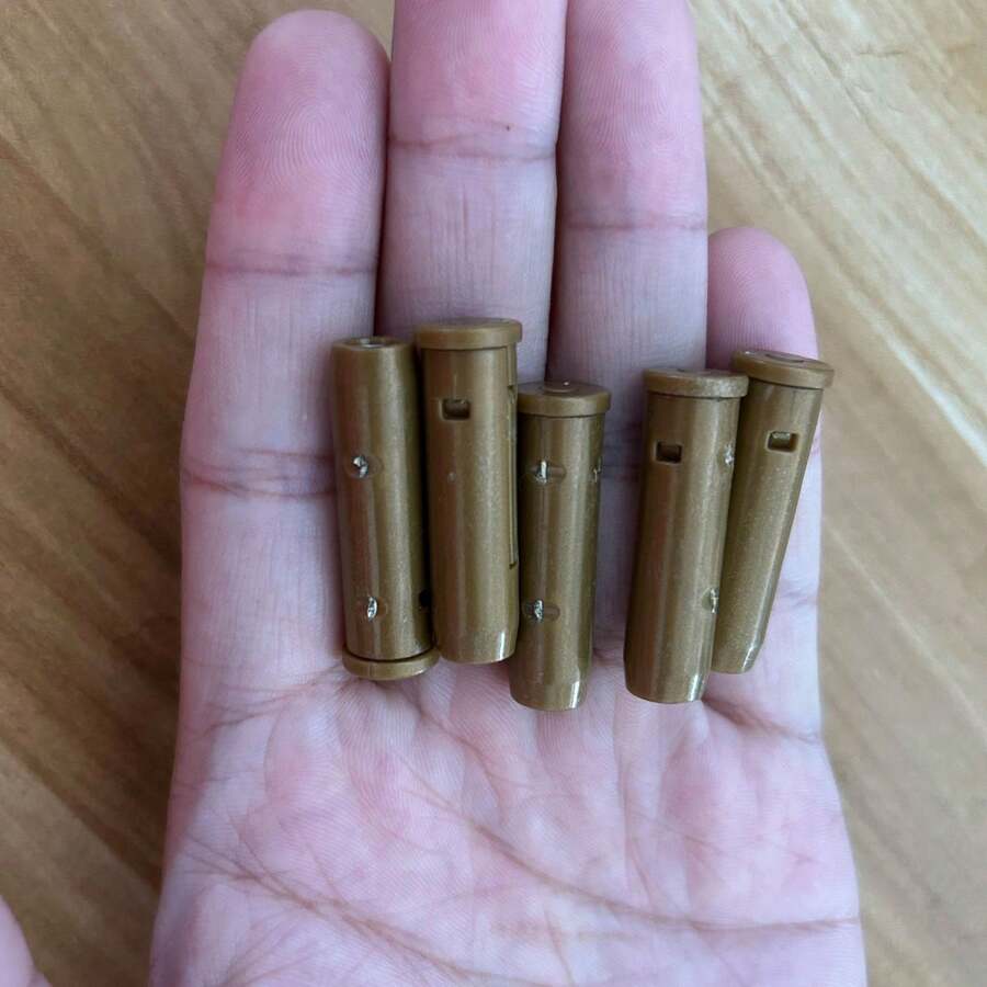 12pcs Revolver Shaped Bullet Shells For Double Action Revolver, Nylon ...