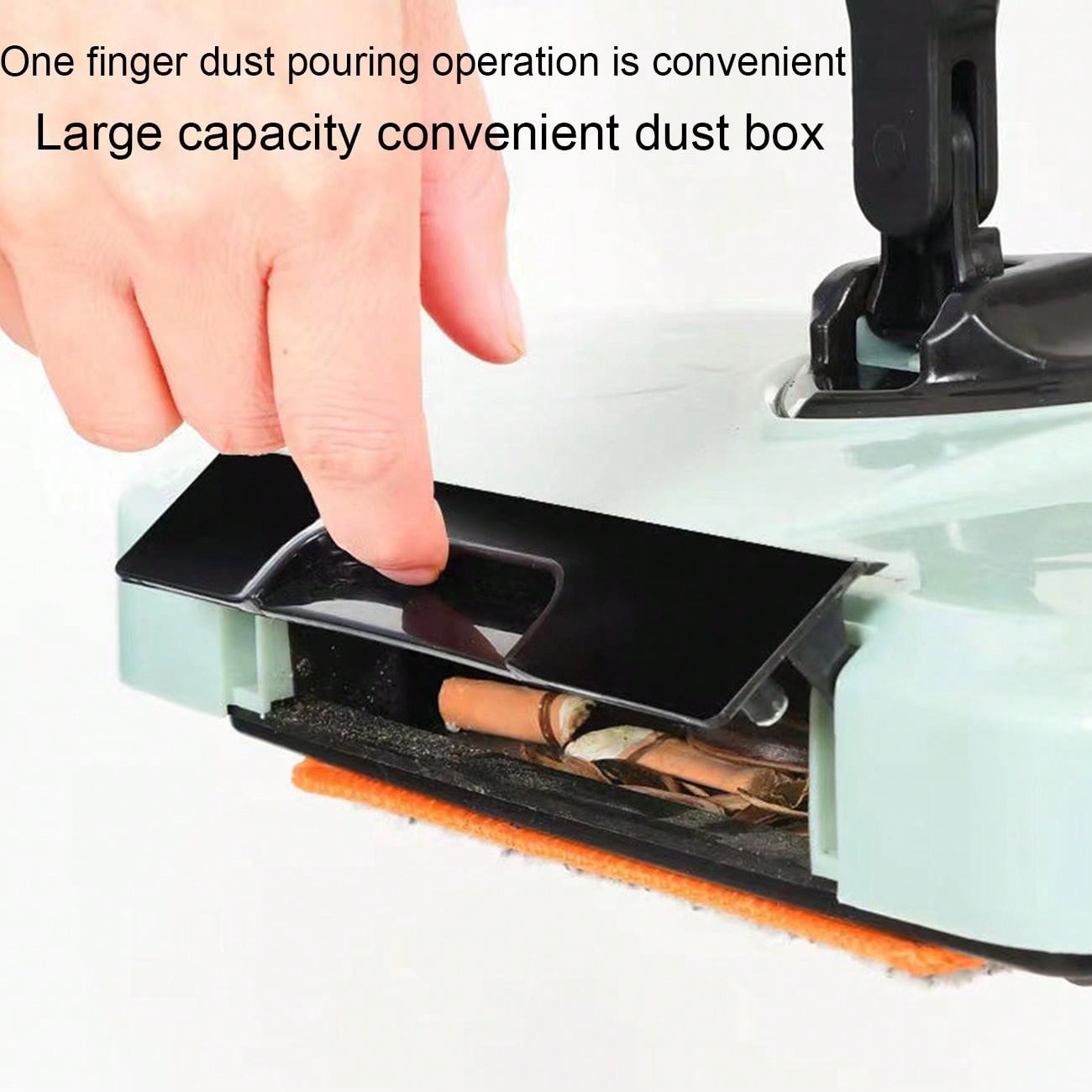 Hand-pushed Sweeper, Home Use 3 In 1 Sweep, Suction, And Drag Cleaning ...