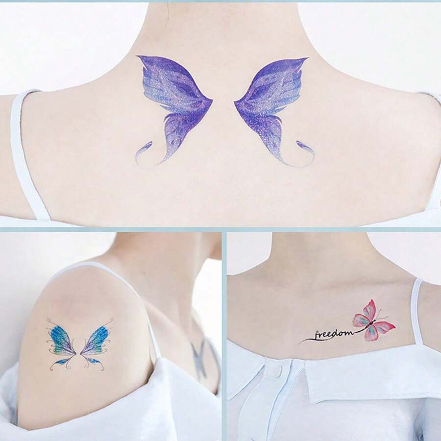 Butterfly Temporary Tattoo Sticker | SHEIN USA