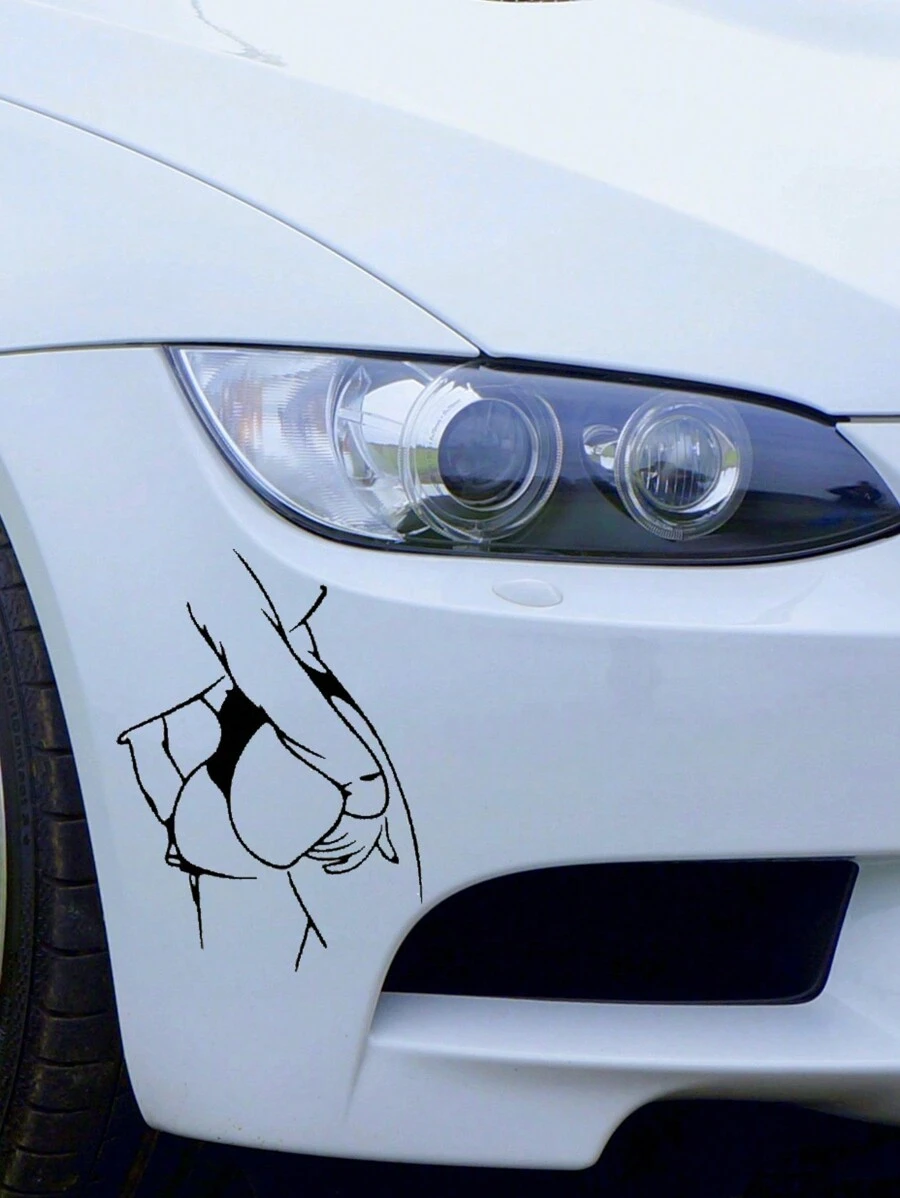 1pc Graphic Car Exterior Sticker | SHEIN USA