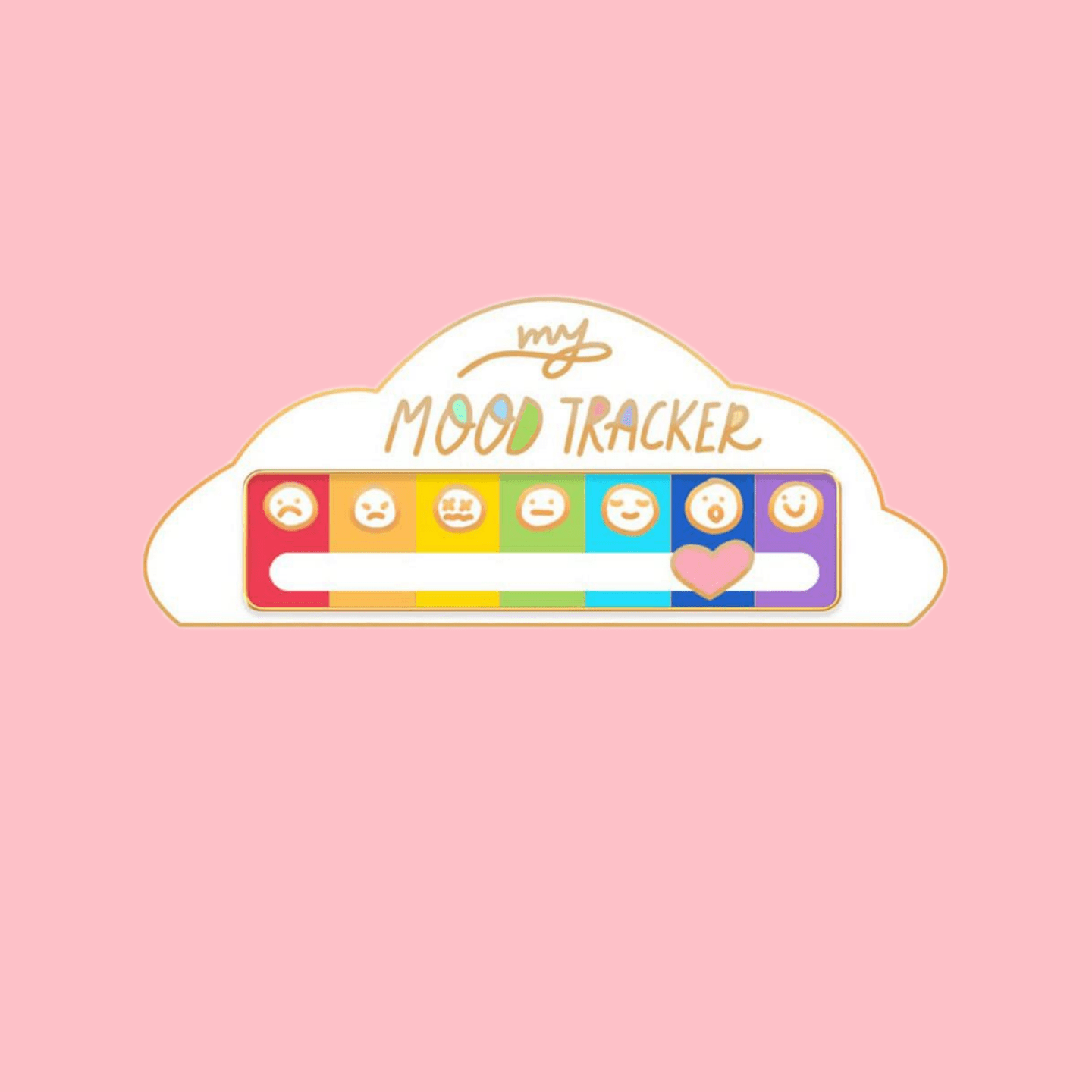 Emotional Management Social Battery Indicator Mood Pin Cloud Design