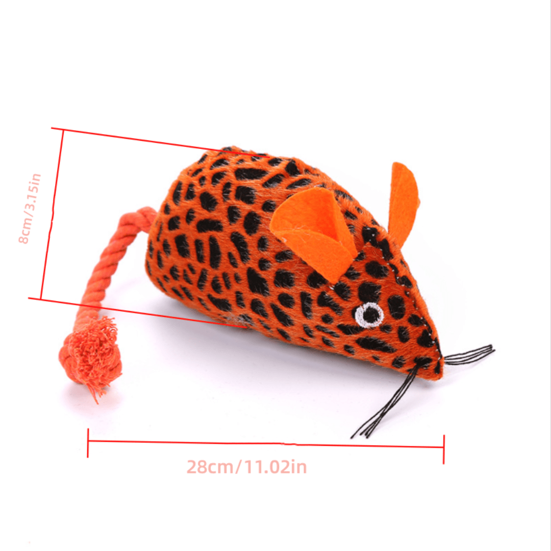 1pc Plush Realistic Rat Cat Toy Durable And Bite-Proof Interactive Pet ...