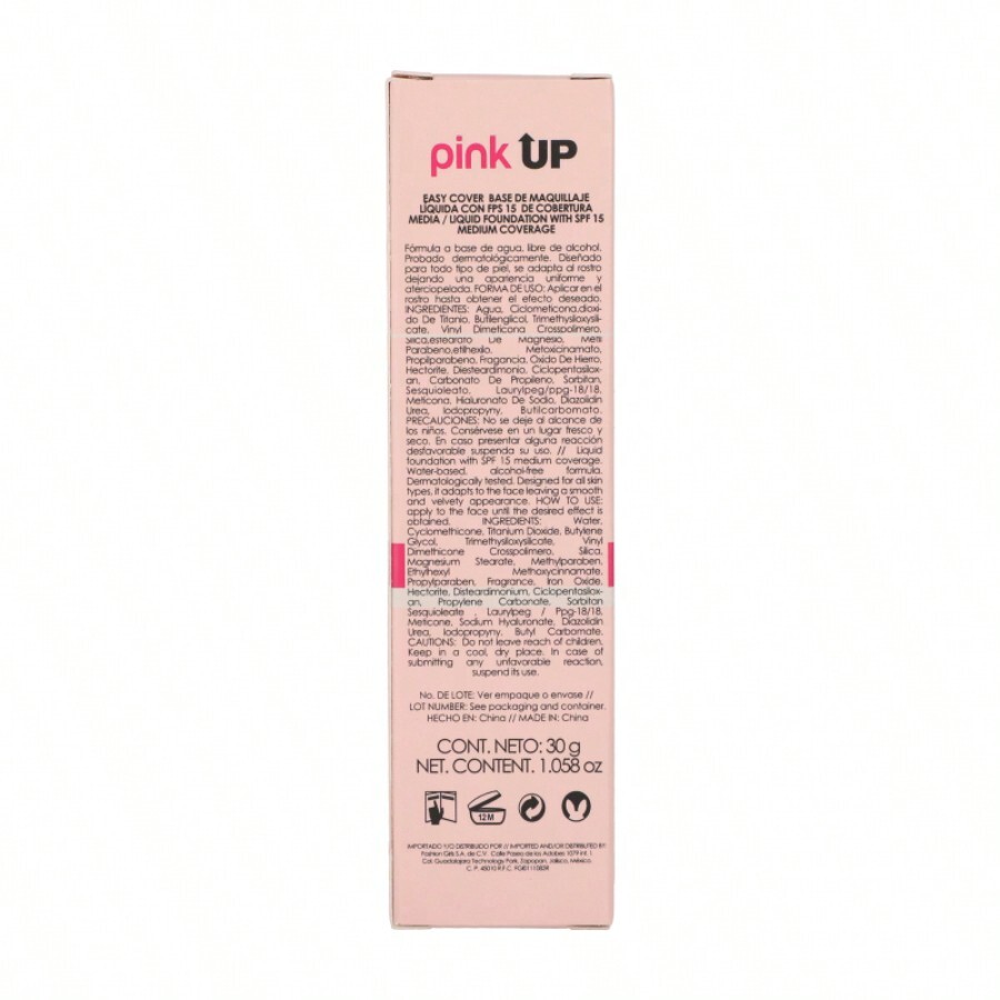 Base de maquillaje hidratante Easy Cover Pink Up | Moda de Mujer ...