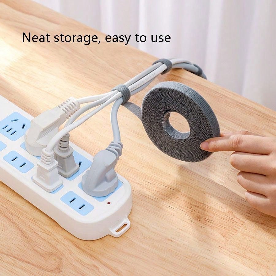 Magic Tape Cable Organizer, Computer Cable Ties, Desk Cable Management ...