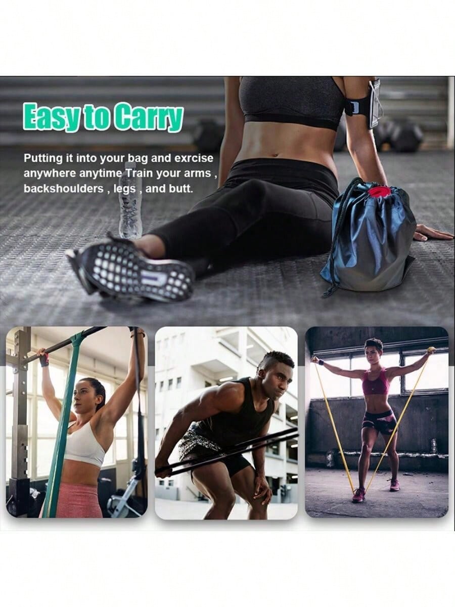 KMT Tough Latex Resistance Band Elastic Exercise Strength Pull-Ups ...