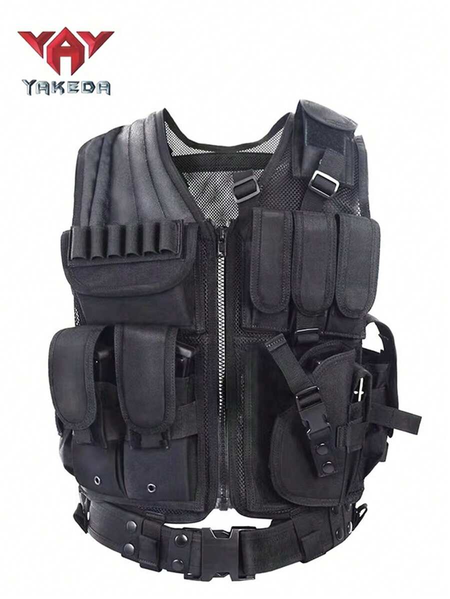 YAKEDA Yakeda Mesh Breathable Training Vest, Multifunctional Tactical ...