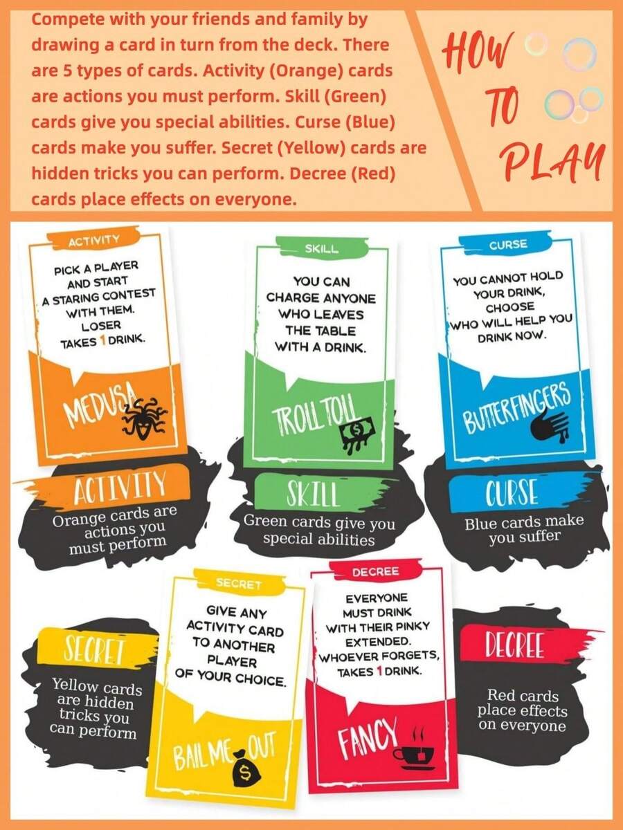 125 Unique Cards - Adult Party Card Game - Perfect For Game Night, Fun ...