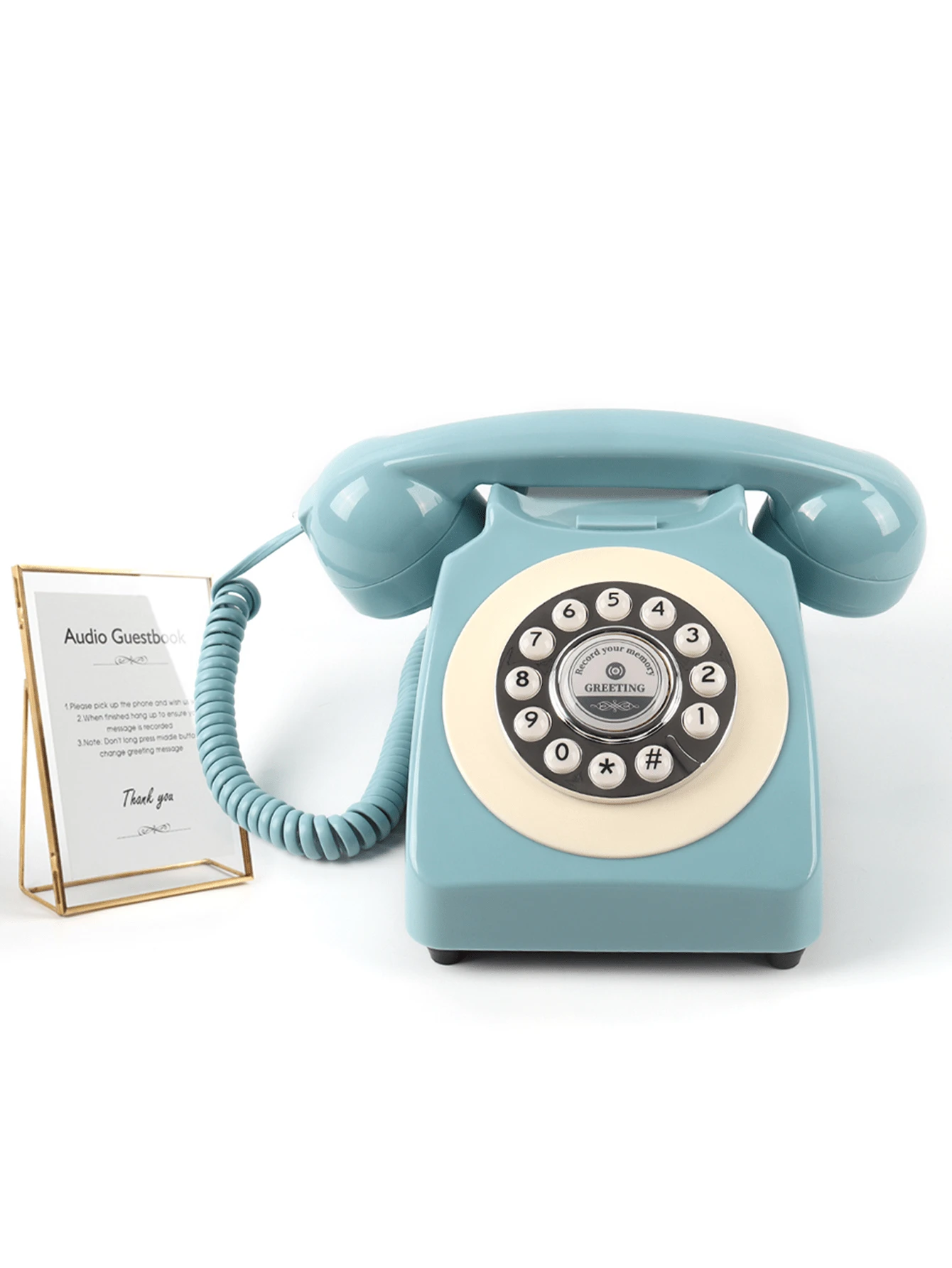 1pc Audio Guest Book Wedding Telephone Audio Guestbook For Confessional ...