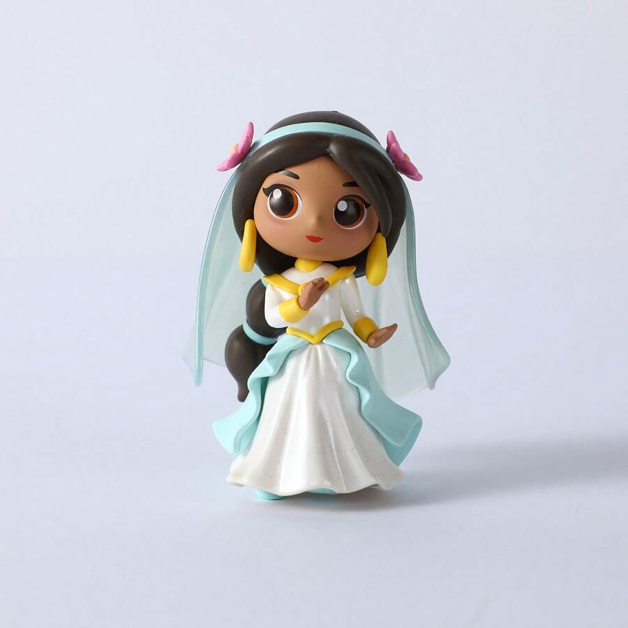 Miniso Disney Princess Series Blind Box, Wedding Dress Theme Pendant ...