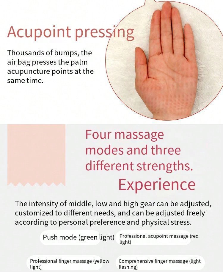 Hand Massager, Hand Beauty Instrument, Mechanical Intelligent Hot ...