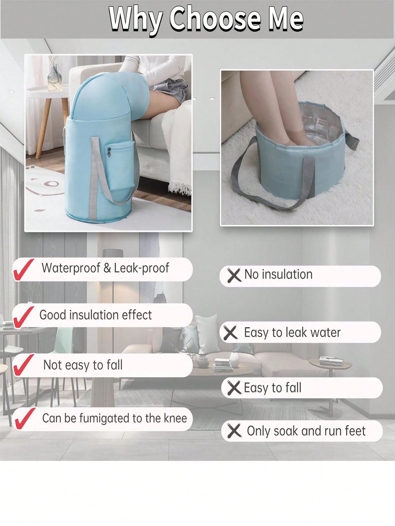 Foldable Foot Bathtub Upgrade Portable Foot Soak Bathtub Foldable Foot ...