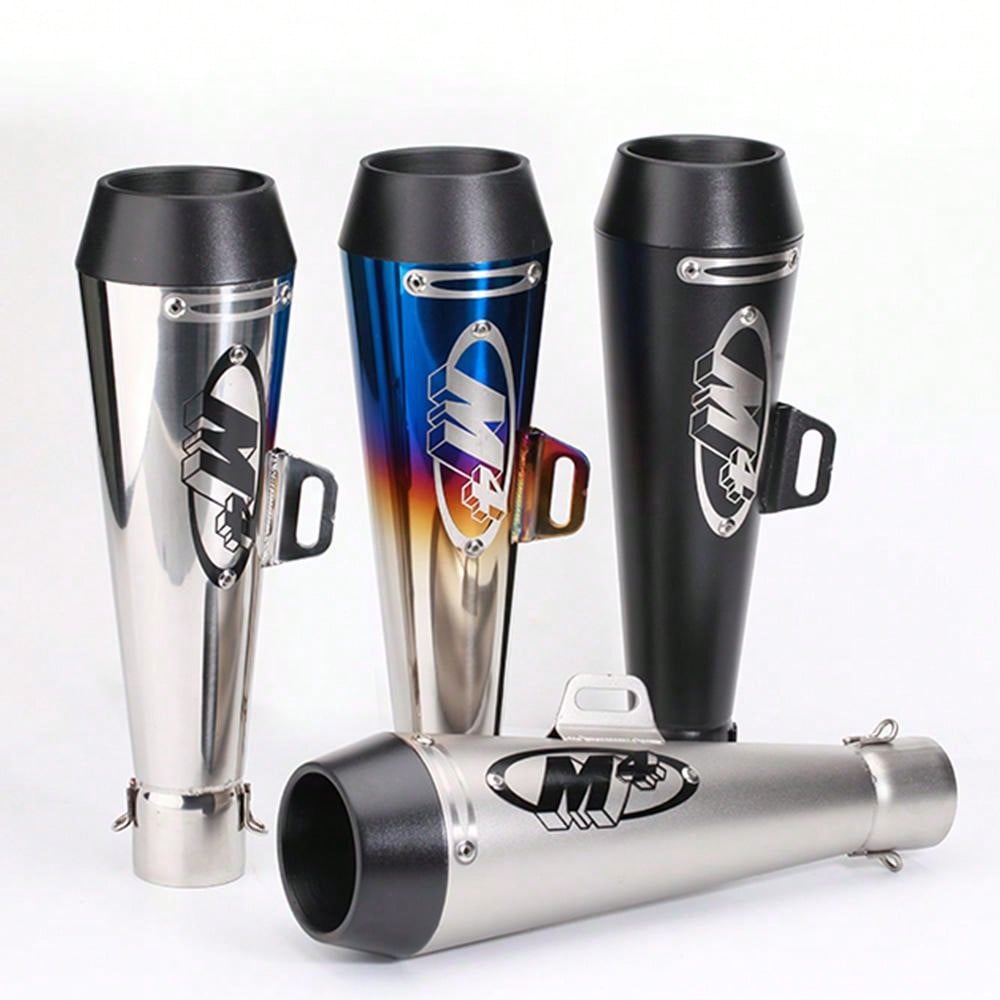 1pc M4 Sports Motorcycle Exhaust Pipe With 38-51mm Diameter, For Both ...