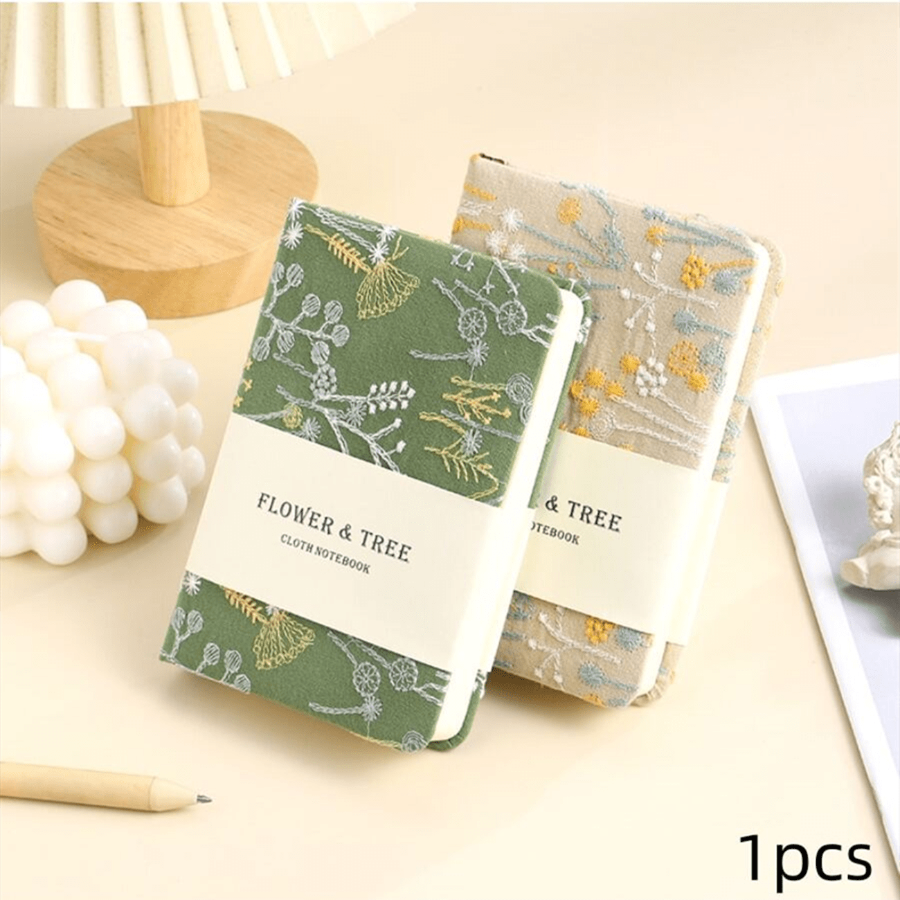 1pc Notebook With Flower Embroidery Design | SHEIN USA