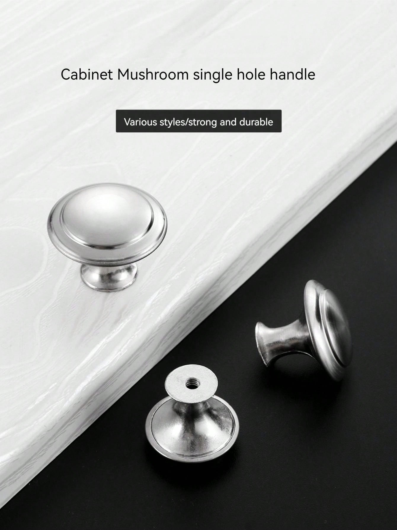 10pcs Stainless steel single hole handle gold black cabinet shoe ...