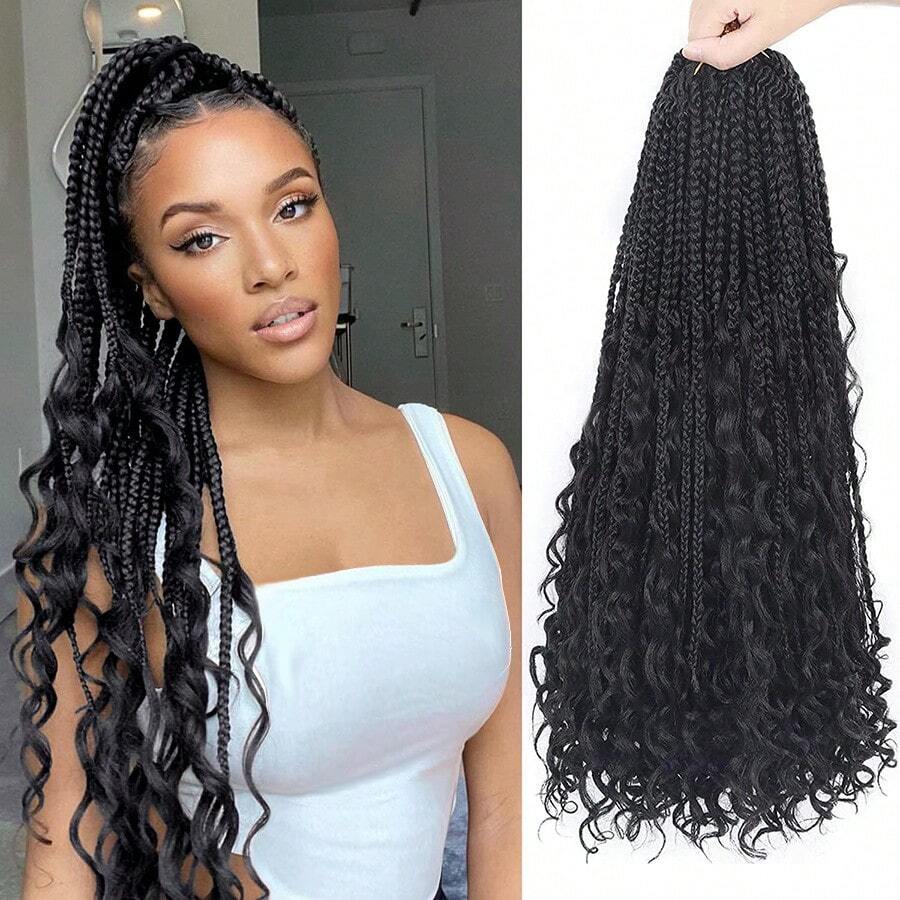 Crochet Box Braids- Boho Box Braids Crochet Braids Hair Bohomian Box ...