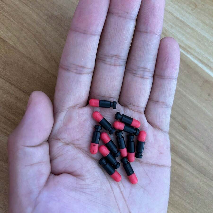 120pcs Revolver Bullets For Double Action Revolver, Nylon Metal Replica ...