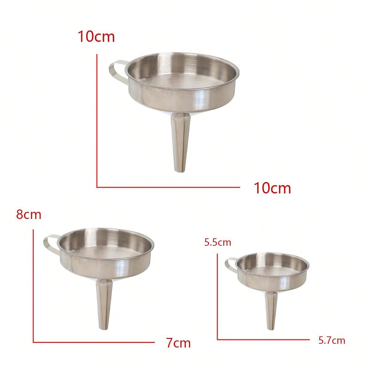 KMT 5.7cm Stainless Steel Funnel Mini Funnel Oil Spill Wine Spill Tool ...