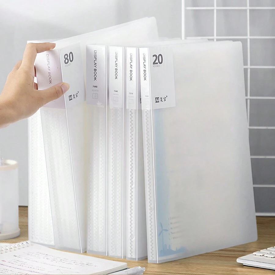 1pc A4 Size Transparent Sleeve Document Organizer With Large Capacity ...