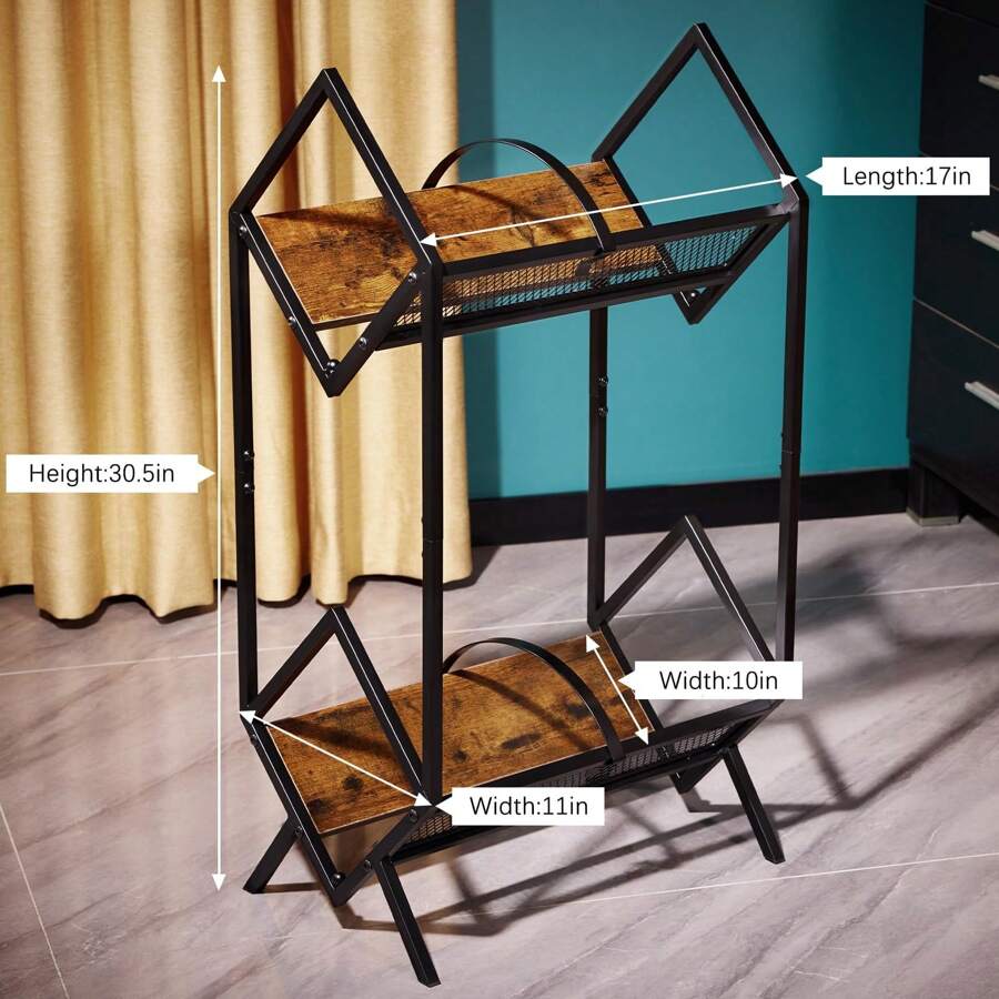 MAWEW Vinyl Record Storage, Record Holder, Vinyl Record Holder, 2 Tier ...